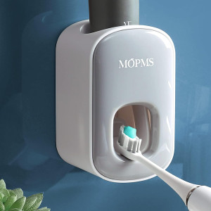 MOPMS Toothpaste Dispenser Wall Mounted for Bathroom Automatic ...