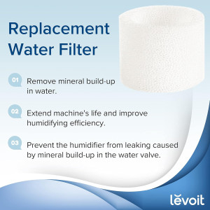 LEVOIT 10-Pack Top Fill Humidifier Replacement Filters, Capture ...
